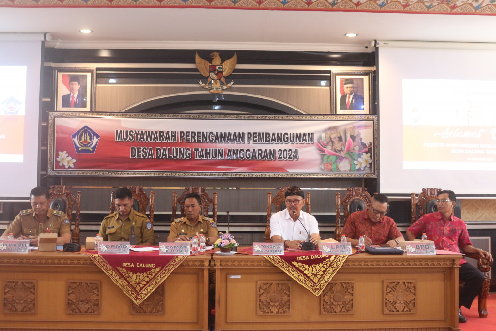 Kegiatan Musyawarah Perencanaan dan Pembangunan Desa Dalung Tahun ...