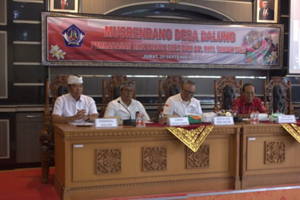 Kegiatan Musyawarah Rencana Pembangunan Desa Dalung Tahun 2024 ...